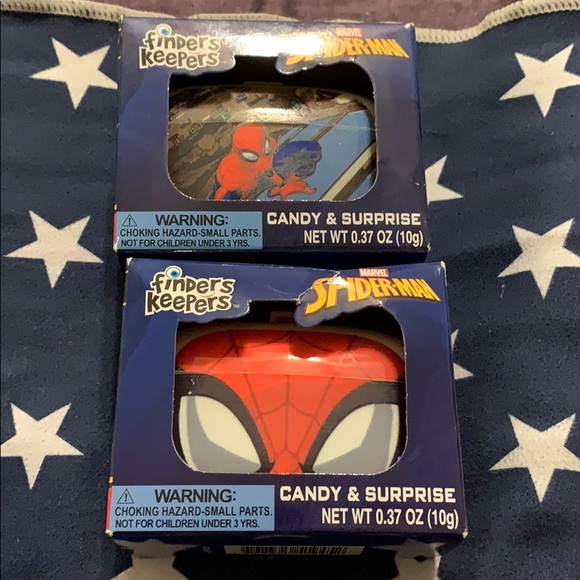 Spiderman | Other | 4 New Spiderman Surprise Container Candy | Poshmark